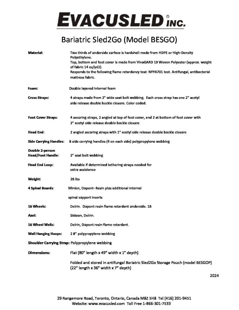 Evacuation Chair - Evacusled